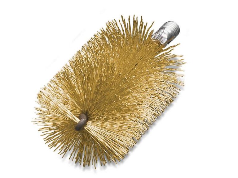 Brass Cylinder Wire Brush 40mm dia. - Andrew P.M Petrides & Sons Ltd